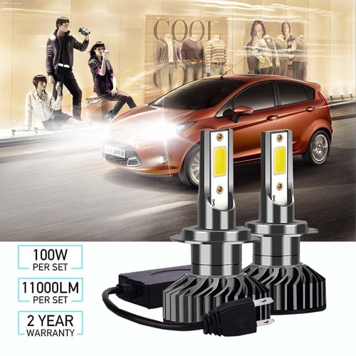 FOR Ford Fiesta Mk 7 Zetec S ST LED Headlight Bulbs Conversion Kit H7 ...