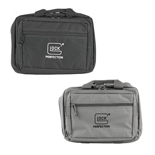 Glock OEM Double Pistol Range Bag w/ Carry Handle Dual Padded Handgun ...