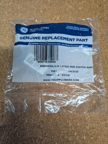 WD21X10490-- *New In Bag* Genuine OEM GE Dishwasher Door Latch and ...