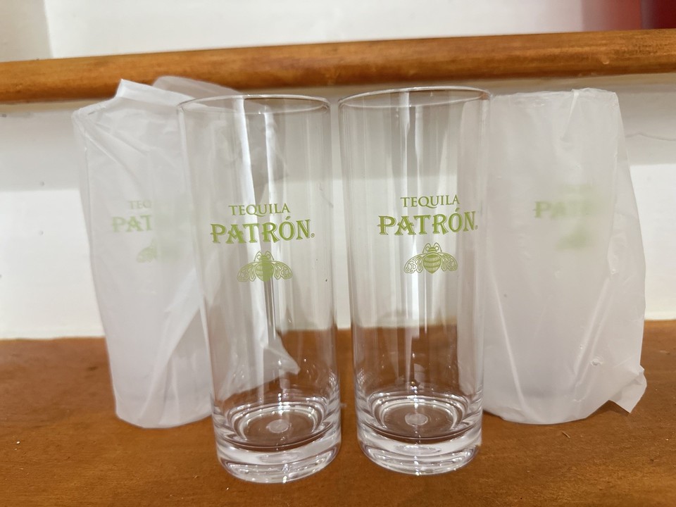 SET OF 4 PATRON TEQUILA DRINKING CUP FREE SHIPPING | eBay