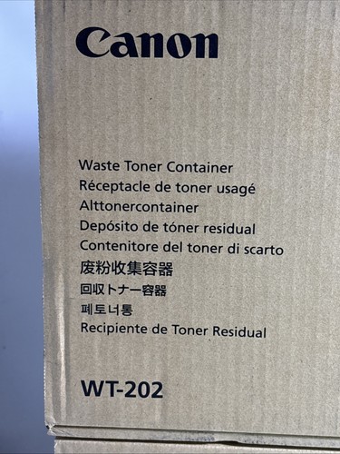 LOT OF 2x Genuine Canon WT-202 Waste Toner Container, NEW OPEN BOX | eBay