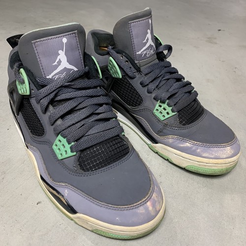 Air Jordan IV 4 verde retrò incandescente taglia USA 8 308497-033 | eBay