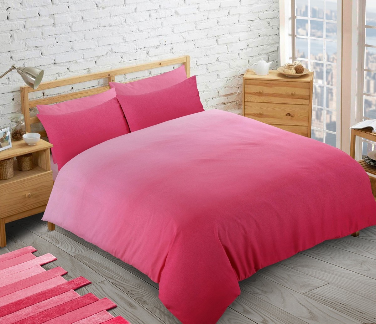 Orange Pink Duvet