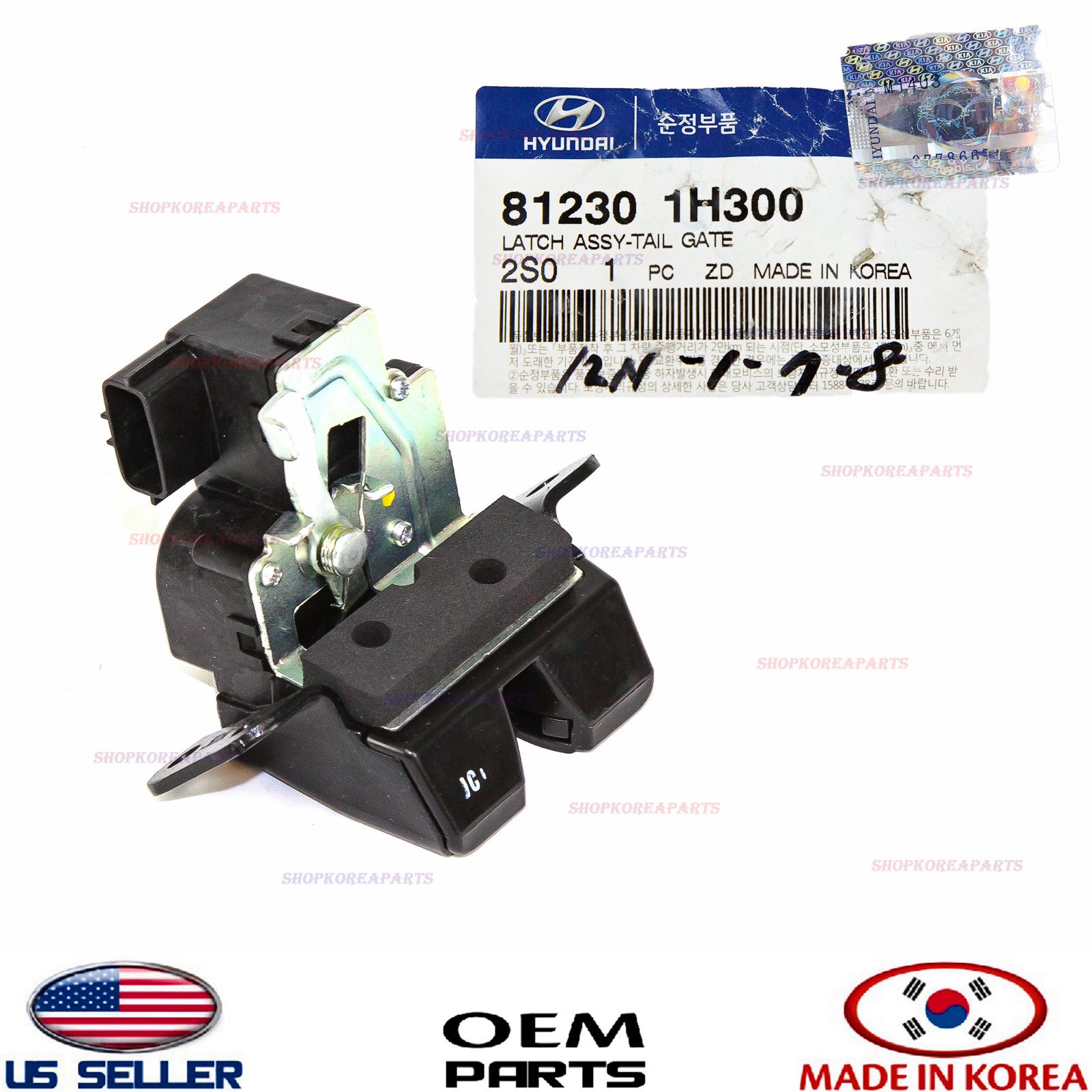 OEM Rear Trunk Lock Actuator Tail Gate Latch Release GENUINE TUCSON ...