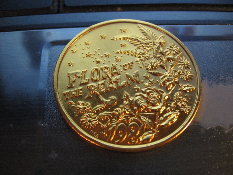 REX flora realm 1980 new orleans mardi gras doubloon alum Flowers | eBay