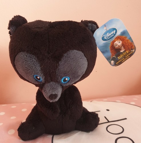 Disney Store Brave Merida Brother Bear Cub Plush Soft Toy | eBay UK