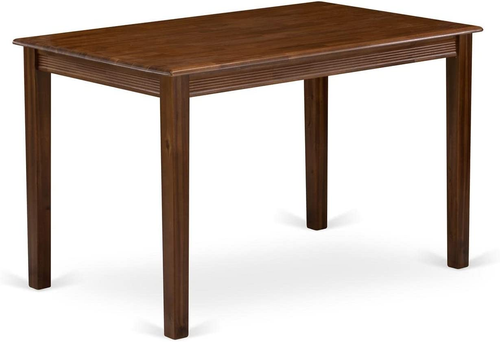 YAT-AWA-T Yarmouth Rectangle Modern Dining Table, 30X48 Inch, Walnut ...