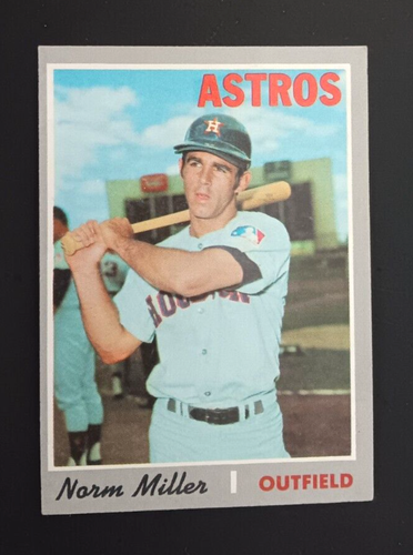 1970 TOPPS BASEBALL HIGH NUMBER #619 NORMAN MILLER ASTROS NM | eBay