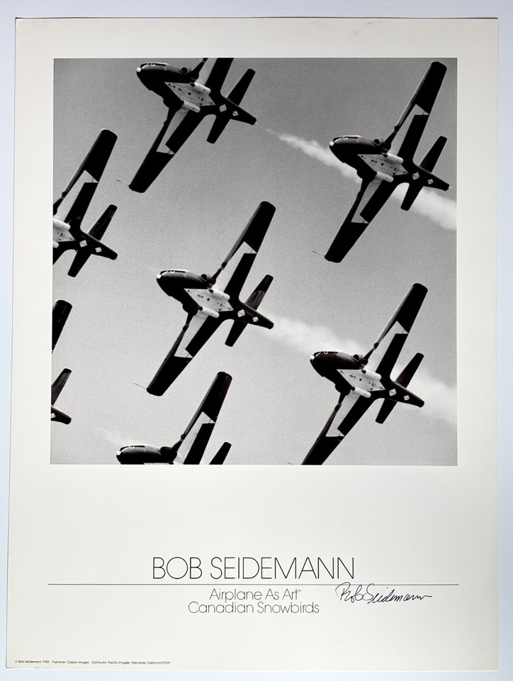 THREE RARE SIGNED AIRPLANE AS ART Posters ACID ROCK Photographer BOB ...