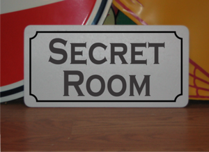 Secret Room Metal Sign | eBay