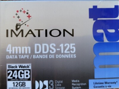 BRAND NEW Sealed 10/PK Imation DDS-125 12/24GB DDS3 4mm Data Tape Cartridge | eBay