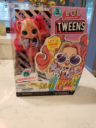 LOL Surprise Tween Series 3 Fashion Doll Chloe Pepper with 15 Surprises ...