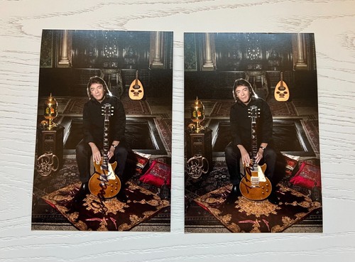 2x Steve Hackett Signed 6x4 Photos Genesis Lead Guitarist Rock Band ...