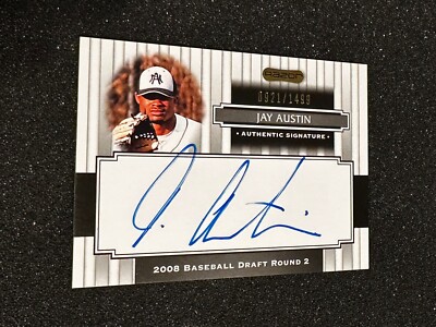 JAY AUSTIN 2008 Razor Signature Series Auto #921/1499 | eBay