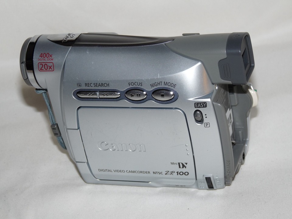 Canon ZR100 ZR100A MiniDv Mini Dv Camcorder Camera VCR Player Video ...