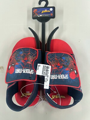 Marvel Spiderman Sandals Kid's Size 9/10 NWT | eBay