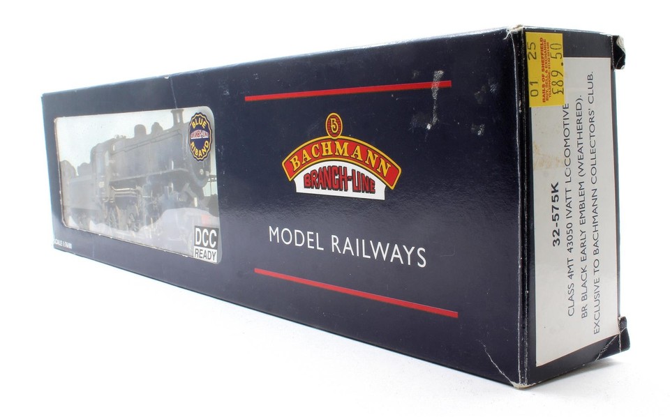 BACHMANN 'OO' GAUGE 32-575K BR BLACK 2-6-0 IVATT 4MT #43050 LOCO ...