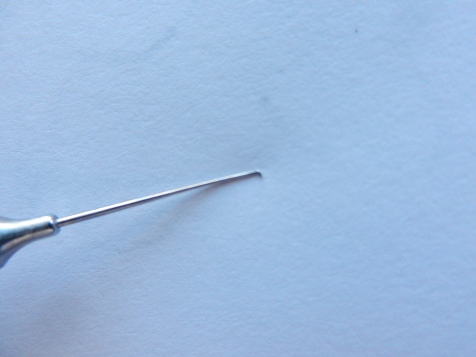 D8229 Katena Surgical Sinskey 0.25mm Straight Blunt Tip Opthalmic Hook ...