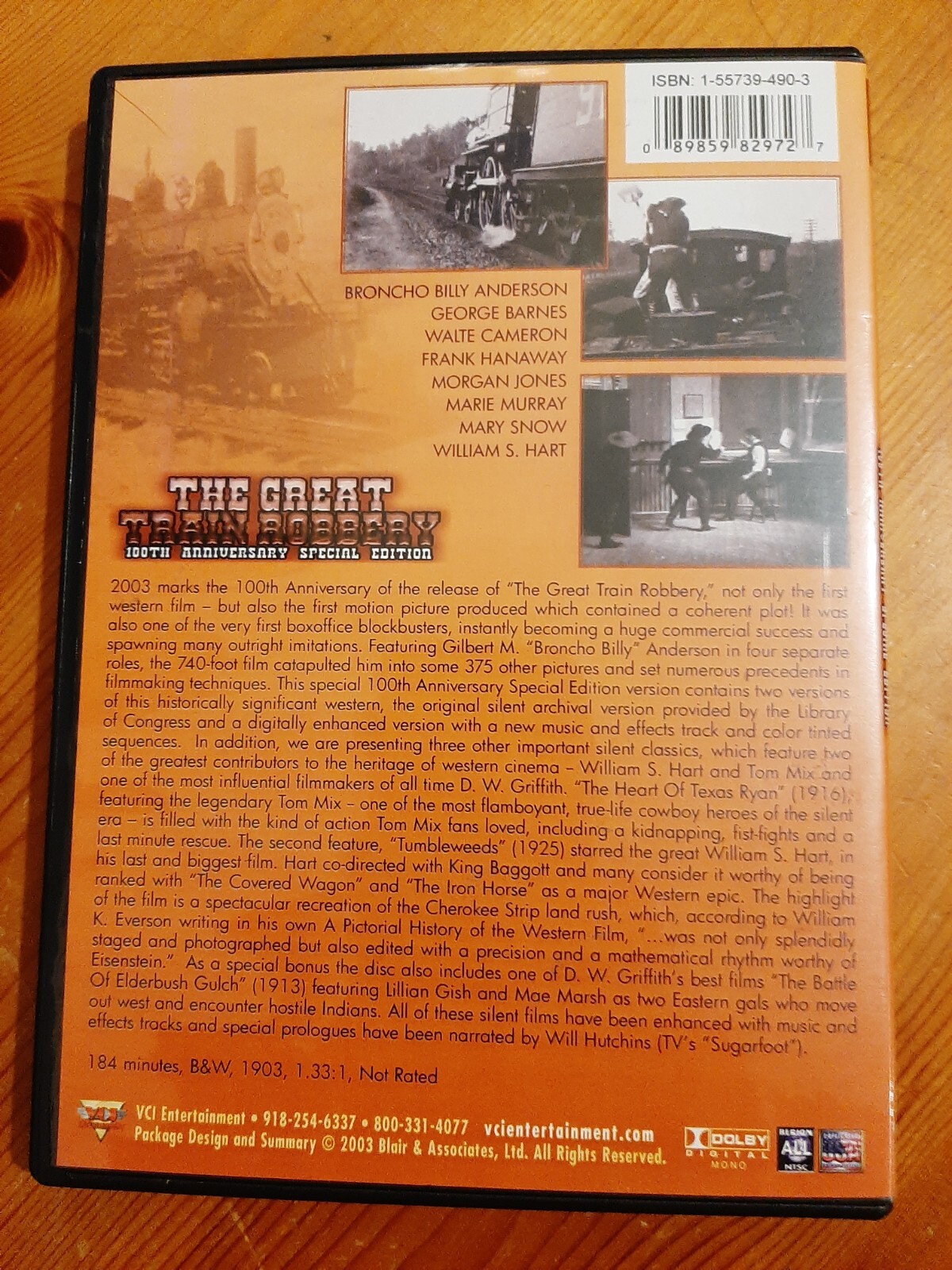 The Great Train Robbery [100th Anniversary Special Edition] (DVD, 1903 ...