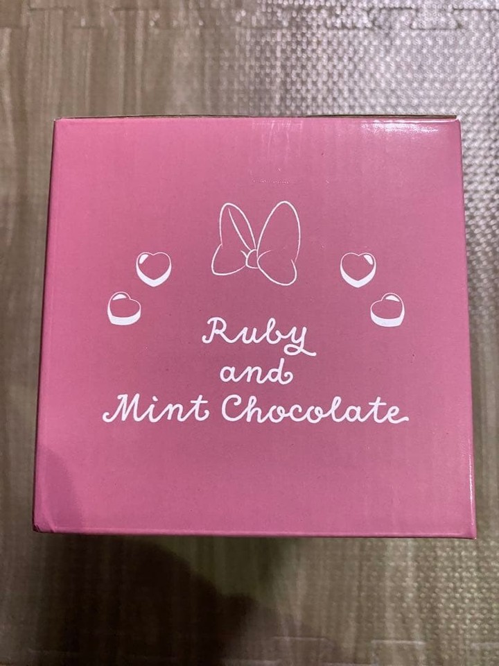 Disney Ruby & Mint Chocolate Mickey Minnie Pair Mug Blue Pink Cute ...