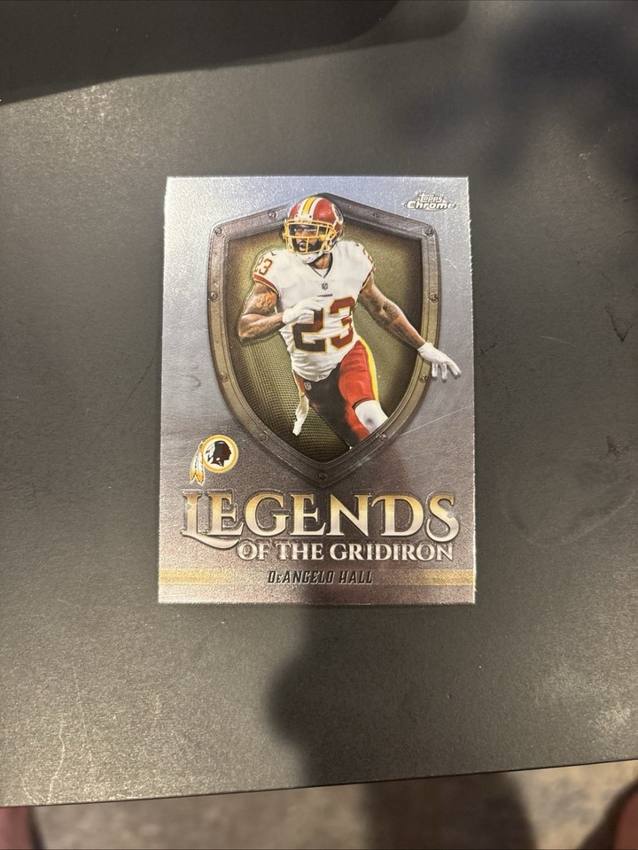 2025 Topps Chrome Legends of The Gridiron - DeAngelo Hall Washington # ...