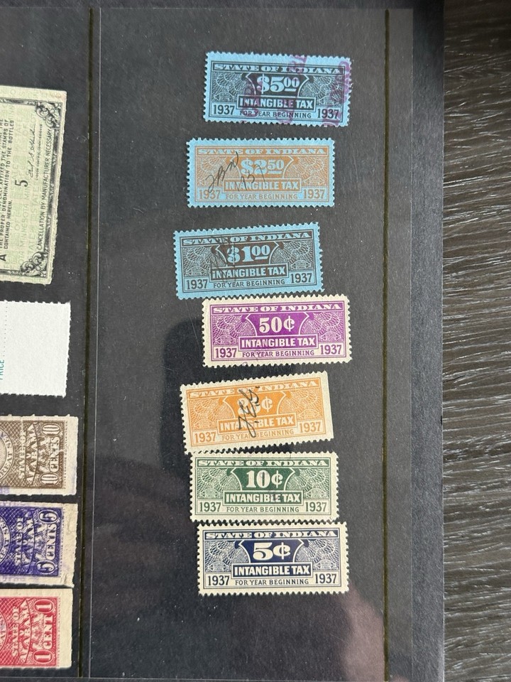 Superb State Revenue Collection in Stock Sheets - RARE Mint NH/H & Used ...