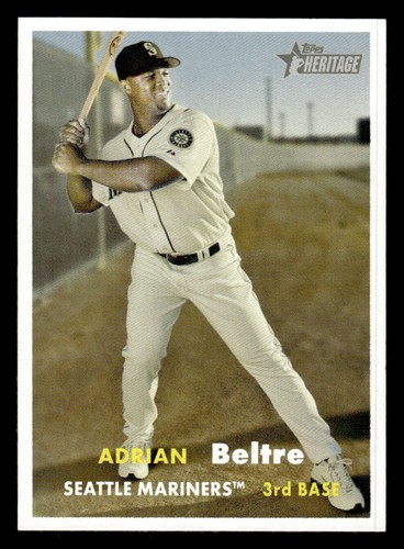 2006 Topps Heritage #47 Adrian Beltre Card Seattle Mariners | eBay