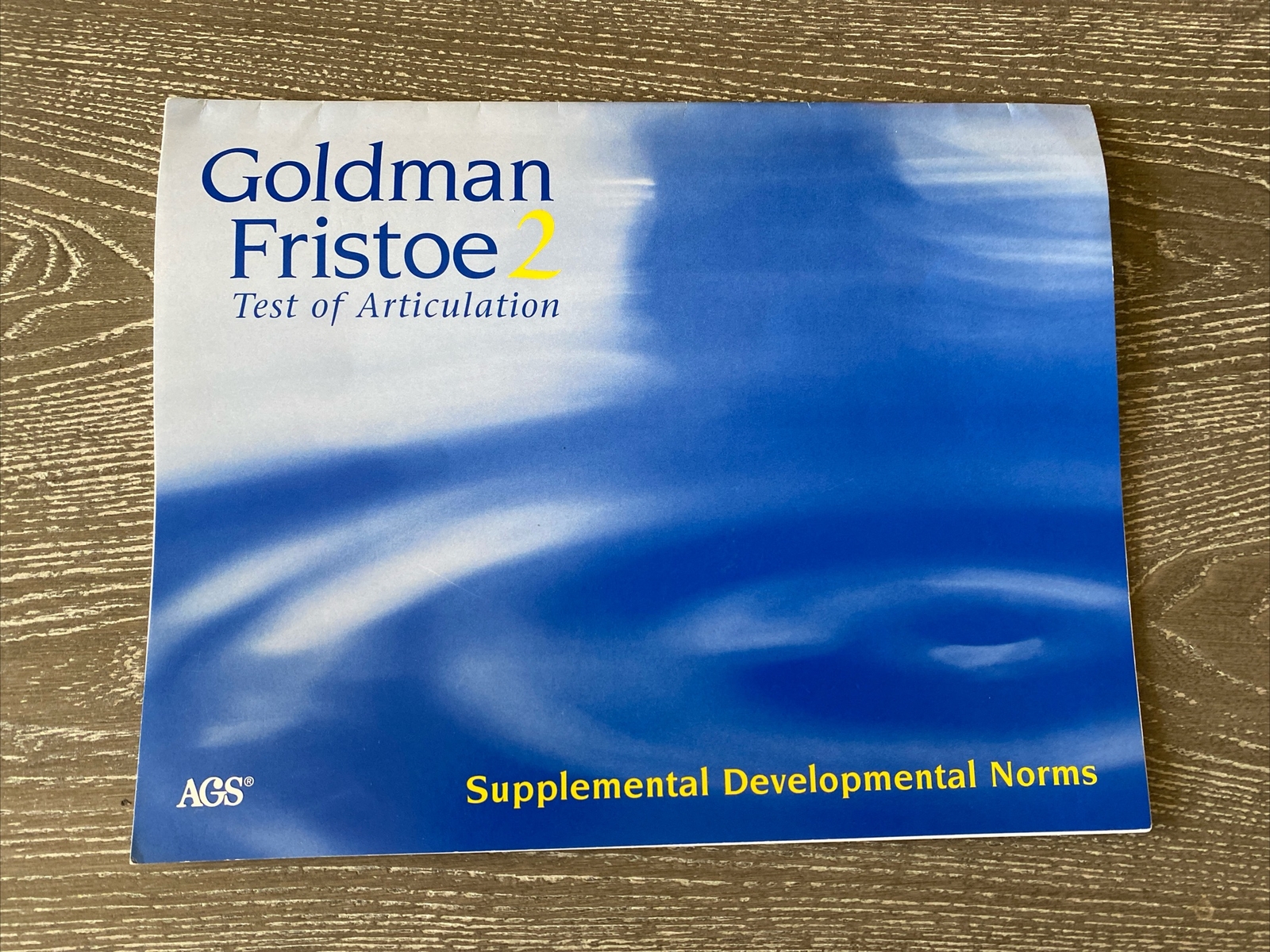 Goldman-Fristoe 2 Test of Articulation Supplemental Norms Booklet ...