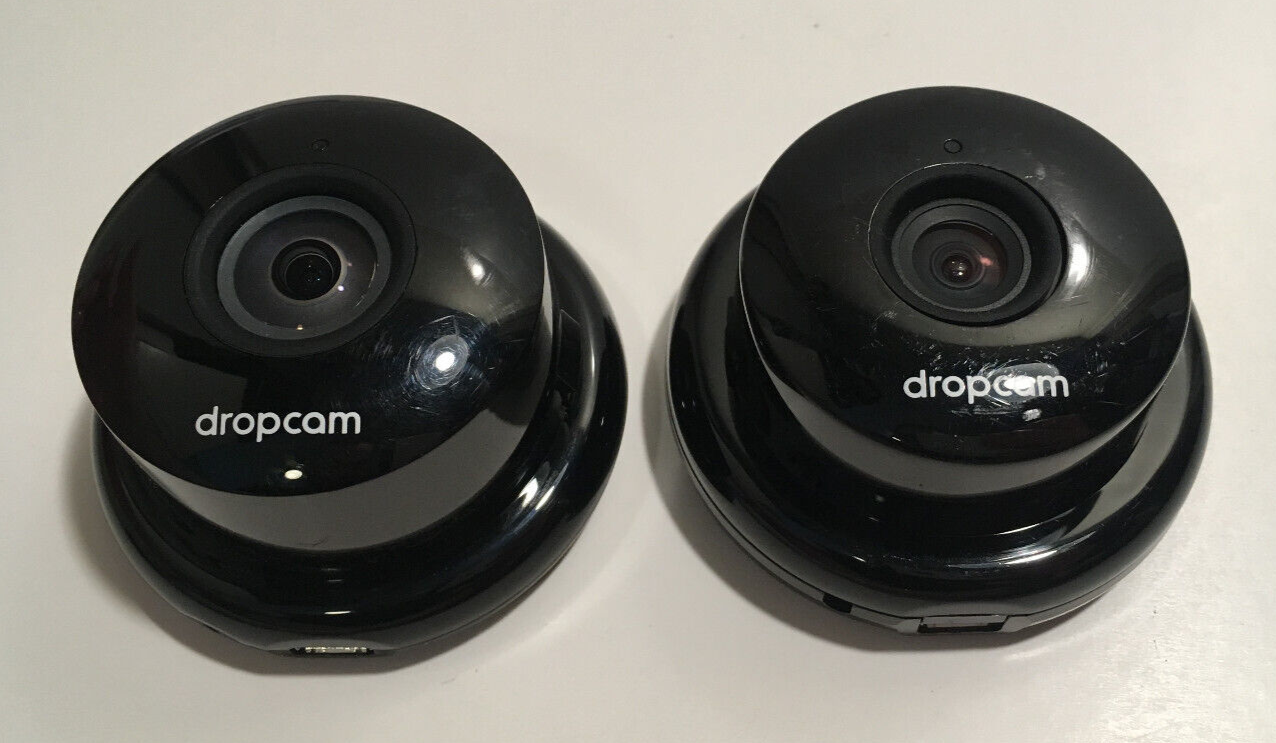Dropcam Wi-Fi Video Monitoring Wireless Home Security Camera Lot of 2 ...
