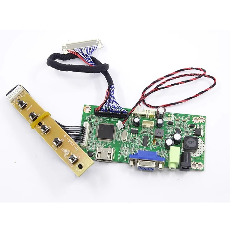 HDMI to LVDS driver board VGA to LVDS adapter board LCD HD driver board ...