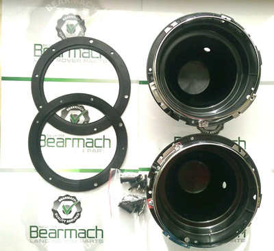 Land Rover Defender 90, 110, Headlamp light Bowl kit set. ghb100 | eBay UK
