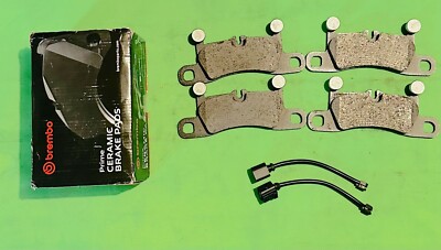 Rear Brake Pads Sensors For Porsche Cayenne Regular Brakes 9Y0-698-451 ...