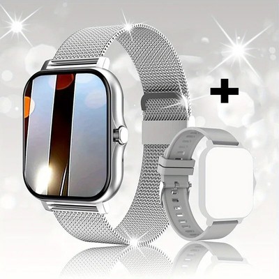 Smartwatch, iOS & Android,Waterproof, Multifunctional Silicone ...