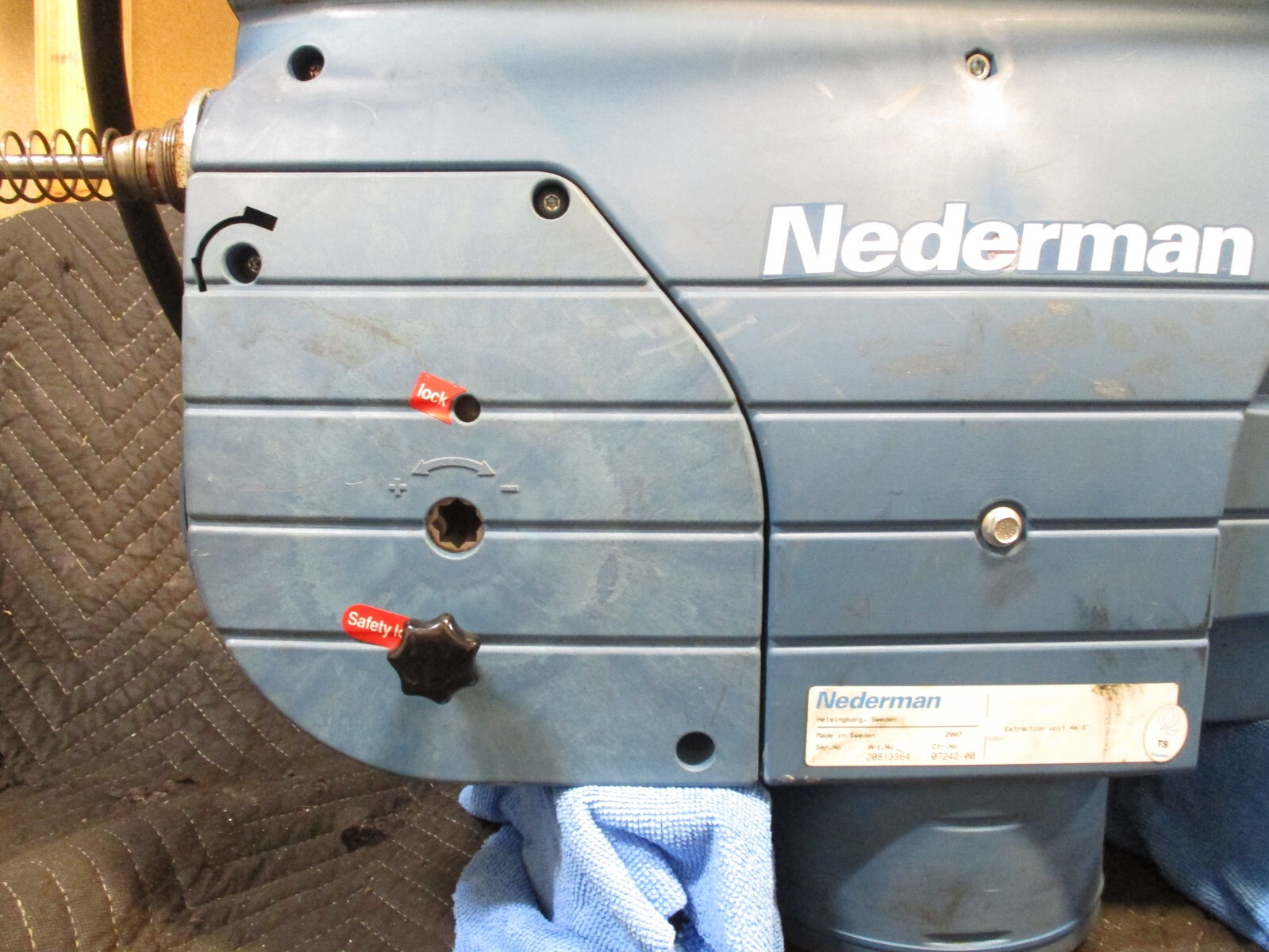 Nederman 20813364 4m 6" Exhaust Extraction Unit Rail Mount VIM Type ...