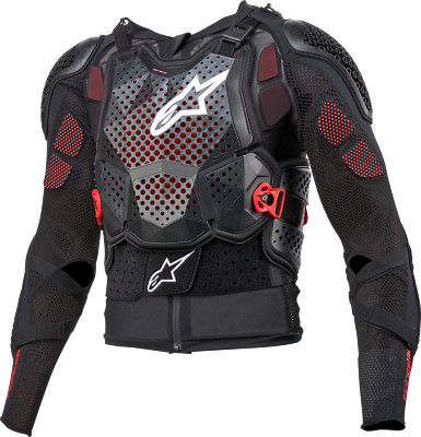 ALPINESTARS BIONIC TECH V3 PROTECTION JACKET BLK/WHT/RED XL 6506524-123 ...
