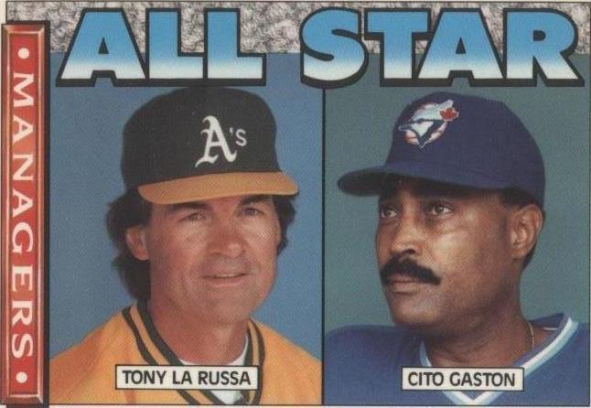 1990 Topps TV Glossy All-Star Set - Tony LaRussa, Cito Gaston #33 for ...