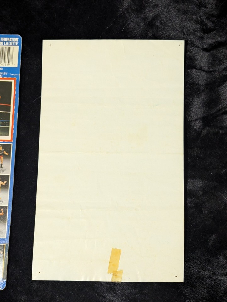 WWF LJN Billy Jack Haynes Poster & Back Card - WWE Vintage Titan Sports ...