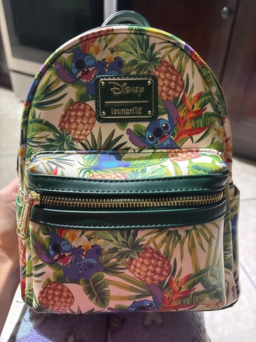Loungefly Disney Lilo & Stitch Hawaiian Pineapple All Over Print Mini ...