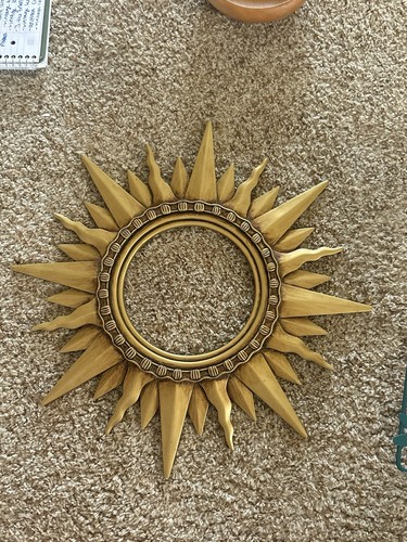 Vintage Antique Celestial Gold Sun Frame Without Glass Or Mirror | eBay