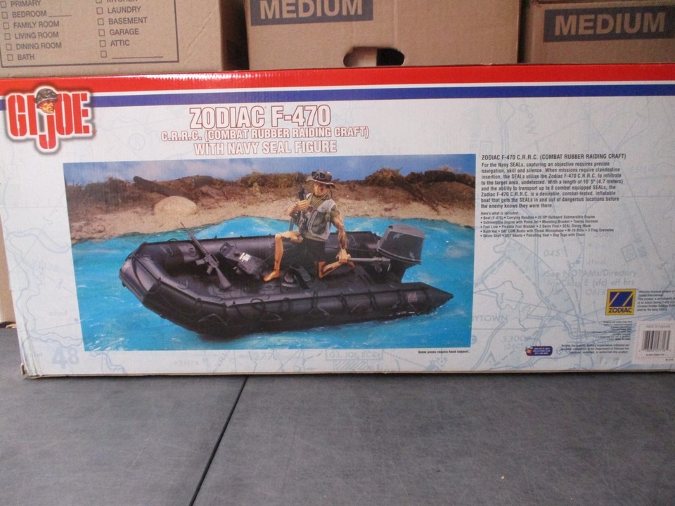 2000 GI Joe Zodiac F-470 Combat Rubber Raiding Craft | eBay