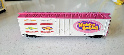 Tyco HO 50ft Box Car- custom painted & decaled- Hubba Bubba | eBay