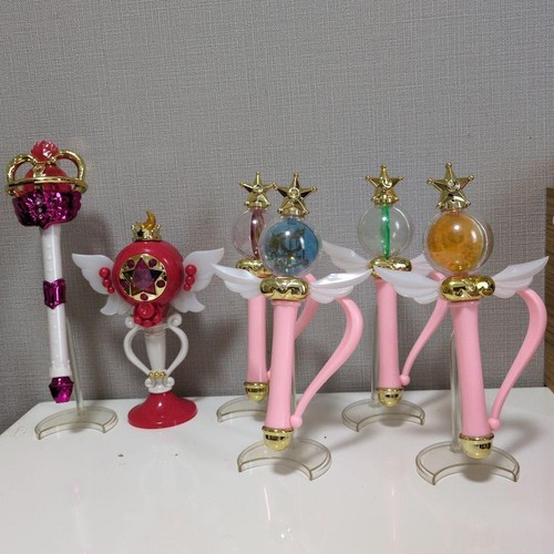 Sailor Moon Stick and Rod 4 Full Set Eternal Tiare Moon Chalice Japan ...