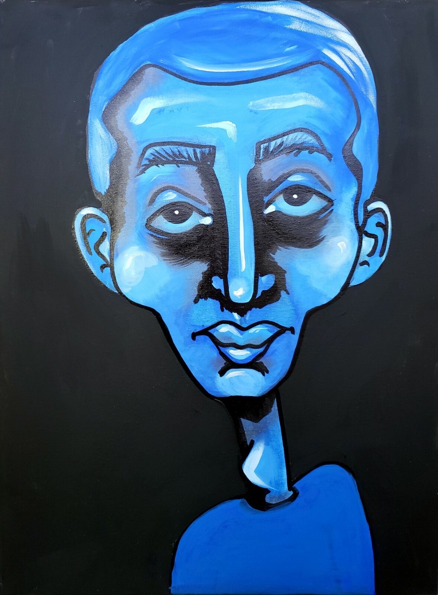 Sad Blue Painting