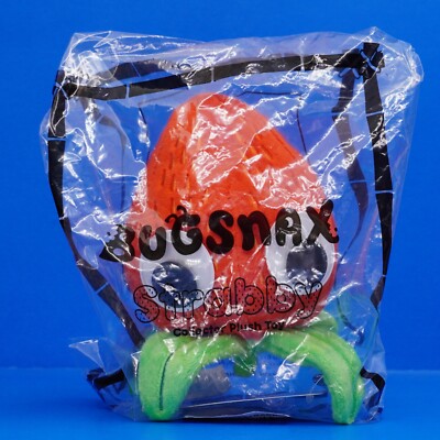 Bugsnax Strabby Stuffed Plush Plushie Figure 6" Strawberry Beetle Bug ...