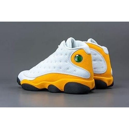 Nike Air Jordan 13 Retro White University Del Sol Black 414571-167 Mens ...