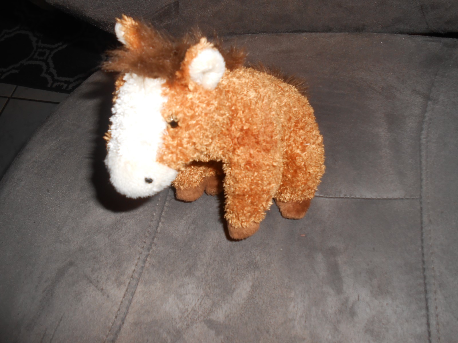 HUG FUN HUGFUN BABY LOVEY TAN BROWN CHUBBY CHUNKY PONY HORSE 7" | eBay
