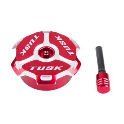 Tusk Billet Aluminum Gas Cap Red Fits HONDA CRF250R CRF450R CRF450L ...