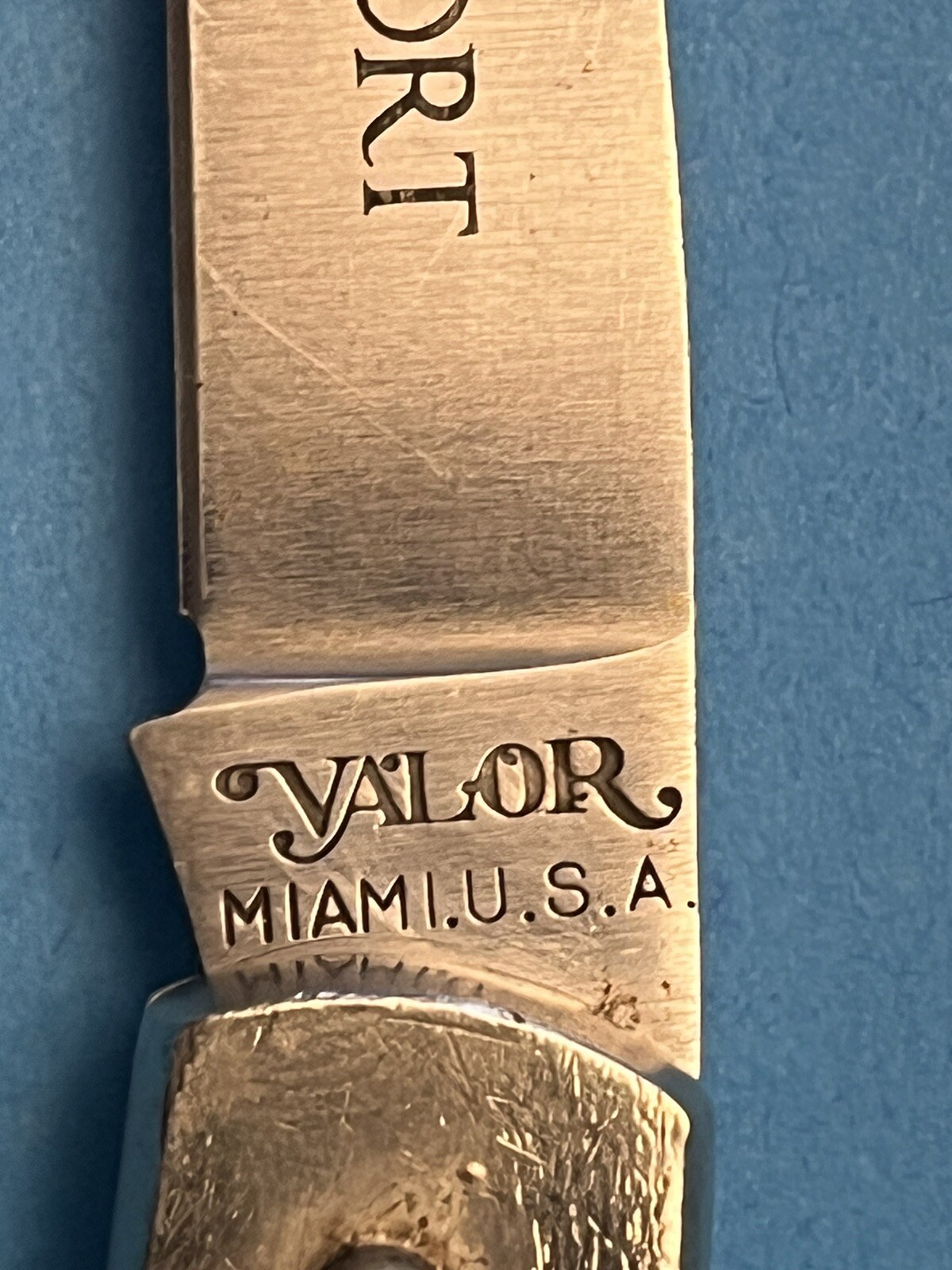 VINTAGE VALOR MIAMI USA 371 LOCKBACK FOLDING POCKET KNIFE JAPAN ASPEN ...