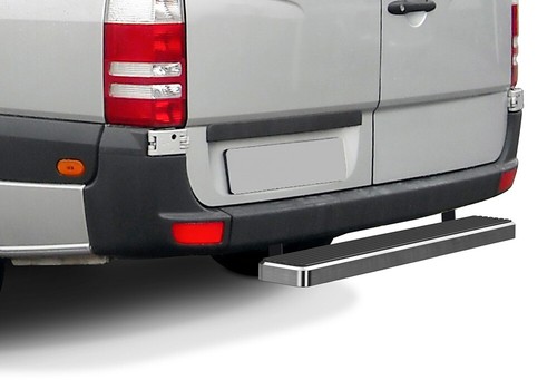 APS Rear Step Bar 5in Silver Fit 10-26 Dodge Mercedes-Benz Sprinter | eBay