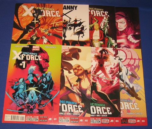 Marvel Uncanny X-Force #1-8 Comic Book Set 2013 Storm Psylocke Spiral X ...